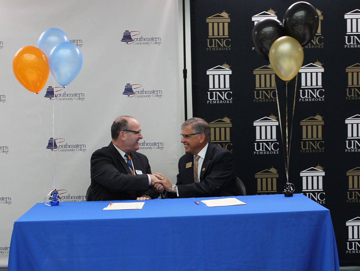 SCC partners with UNCP for BraveStep program - Southeastern Community ...
