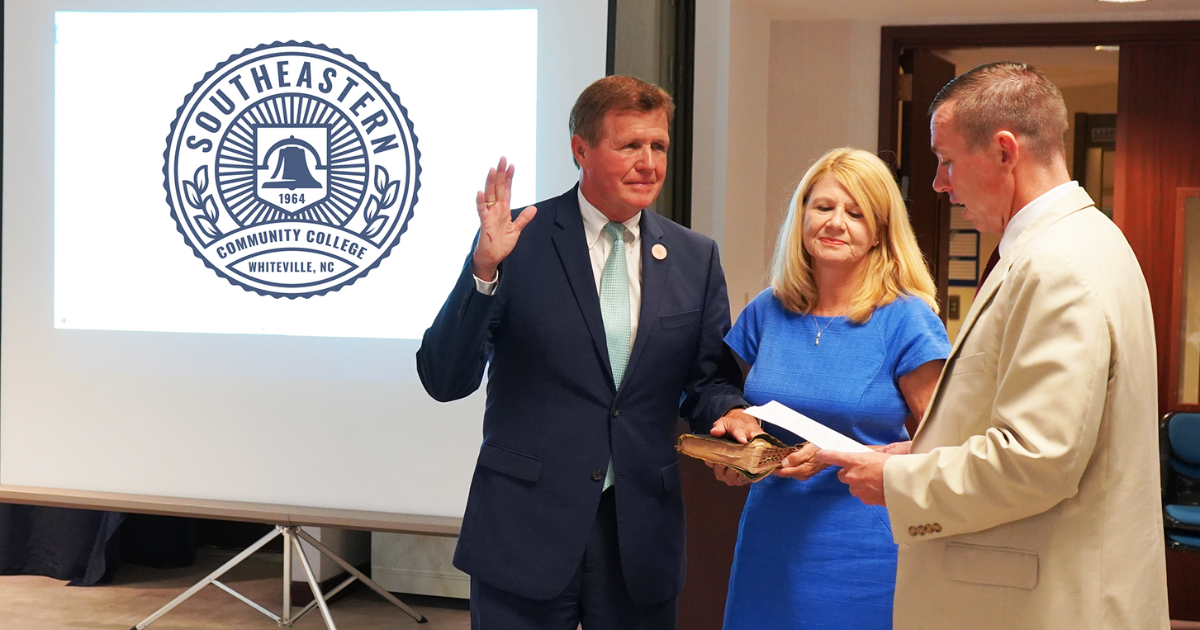 Dr. Dan Strickland Sworn in as New SCC Board Member - Southeastern ...