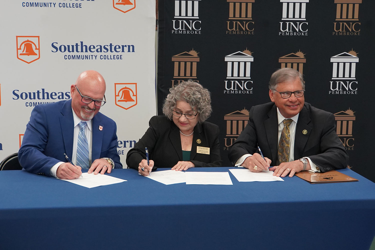 SCC Signs Agreement with UNCP for Cyber Security Pathway - Southeastern ...